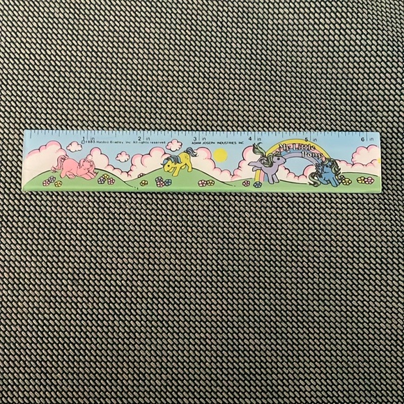 Hasbro | Other | Vintage My Little Pony 6 Inch Ruler | Poshmark